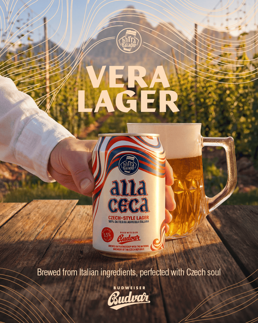 Baladin e Budvar presentano la lager ALLA CECA